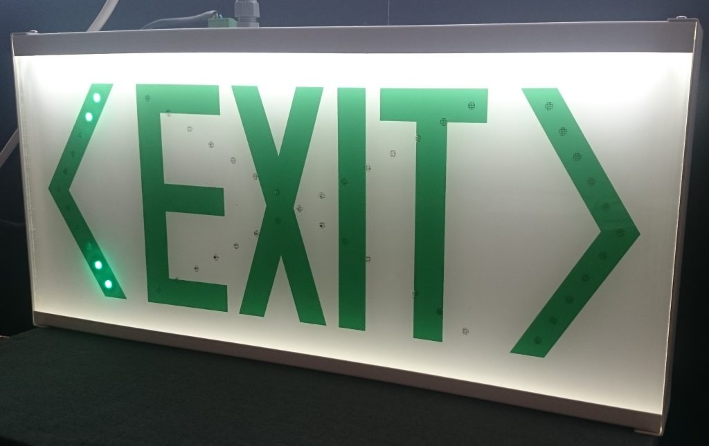 Transformative knowledge: Bringing the humble emergency exit sign into ...